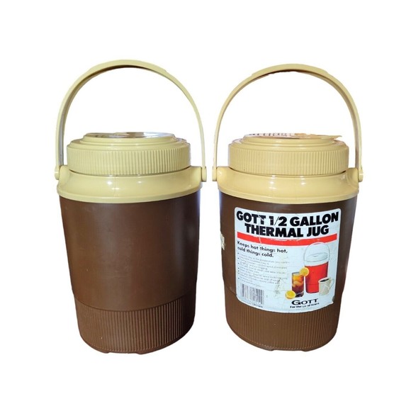 GOTT | Kitchen | Lot Of 2 Vintage Gott Half Gallon Thermal Jug 52 ...